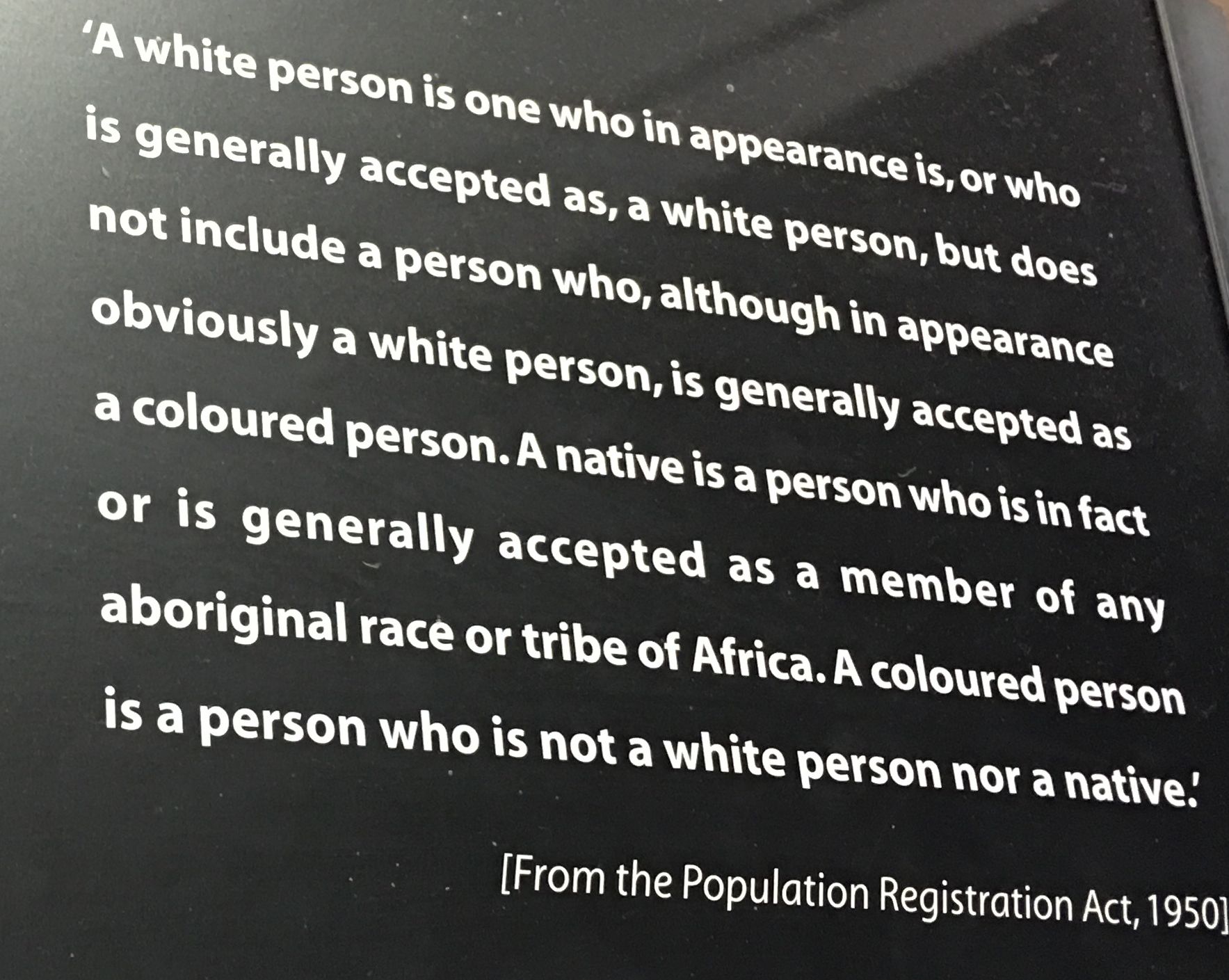 » Letter from South Africa: Apartheid Museum Shows How Fearless People ...